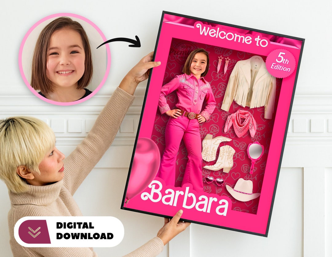 Rodeo Doll Box Personalized With Photo Welcome Sign Rodeo Doll Party ...