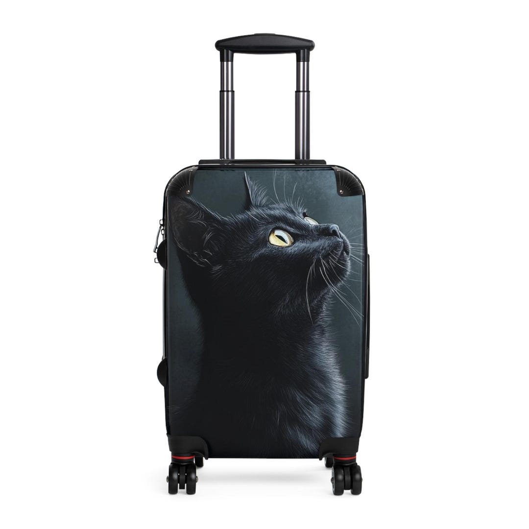 Suitcase, Black Cat Luggage Baggage Travel Accessory, Traveler Gift ...