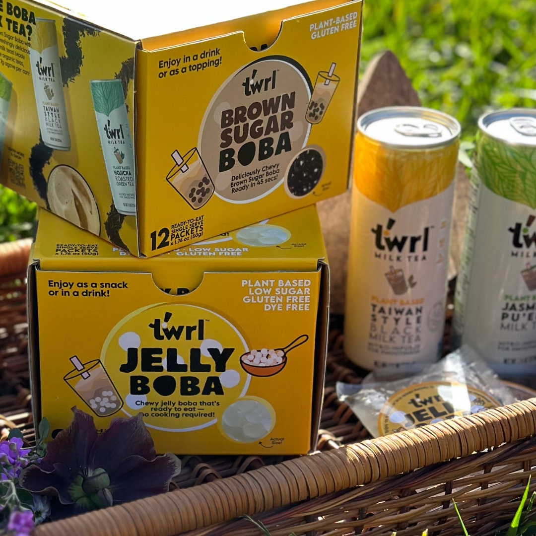 Twrl Crystal Boba 6-pack - Instant Low Calorie Boba Toppings - Etsy