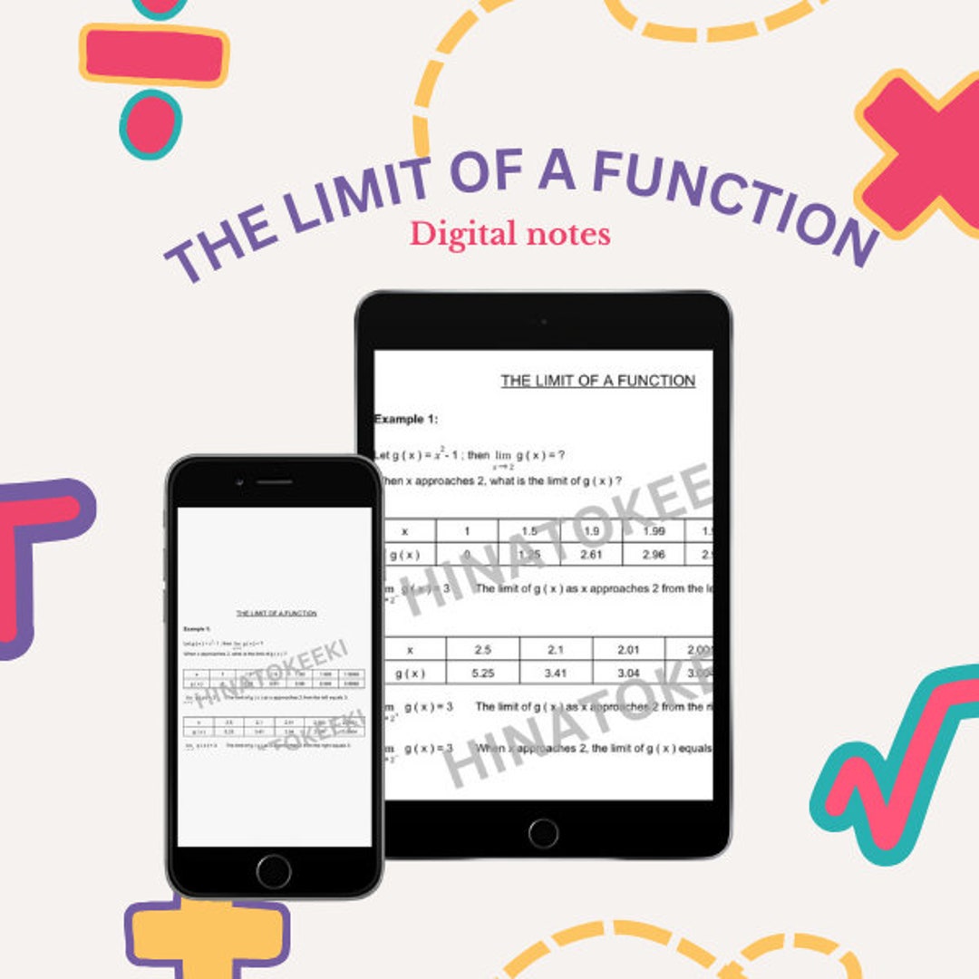 Calculus Guide Master the Limit of Functions With Digital Notes ...