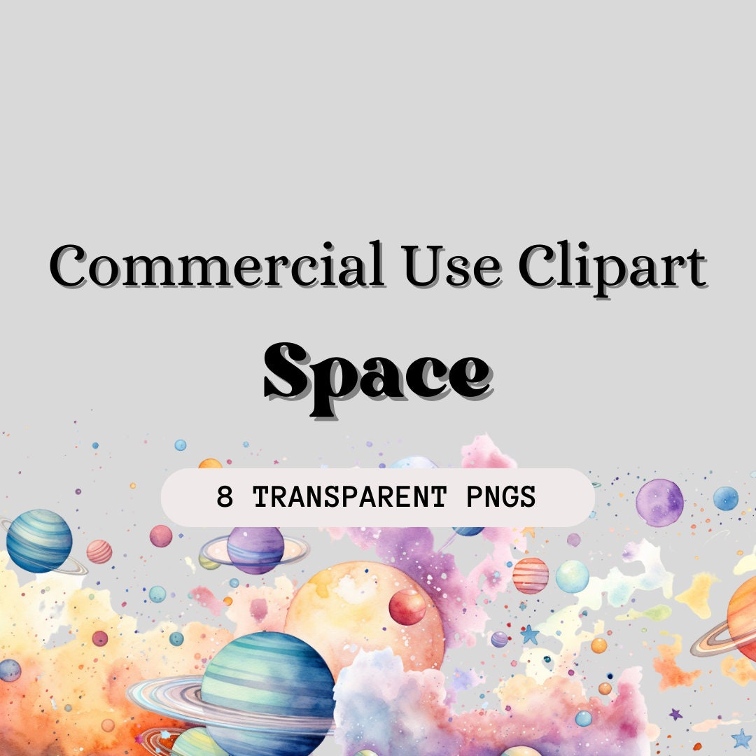 Space Clipart Space Bundle Solar System Planets Clip Art Space Clipart ...