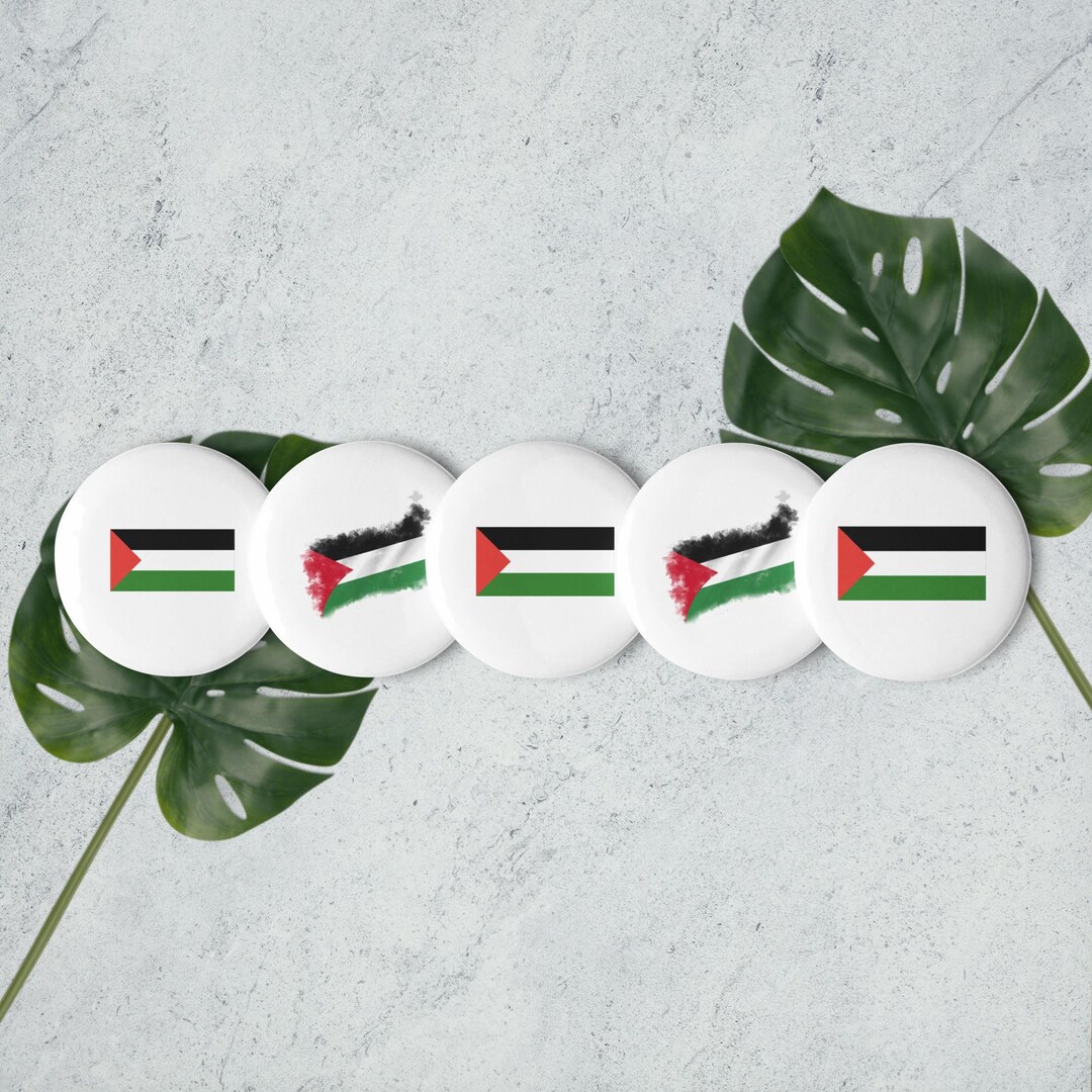 Palestine Flag Buttons Set - Etsy