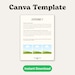 Crochet Pattern Template Canva Crochet Pattern Template Design Knitting ...