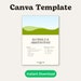Crochet Pattern Template Canva Crochet Pattern Template Design Knitting ...