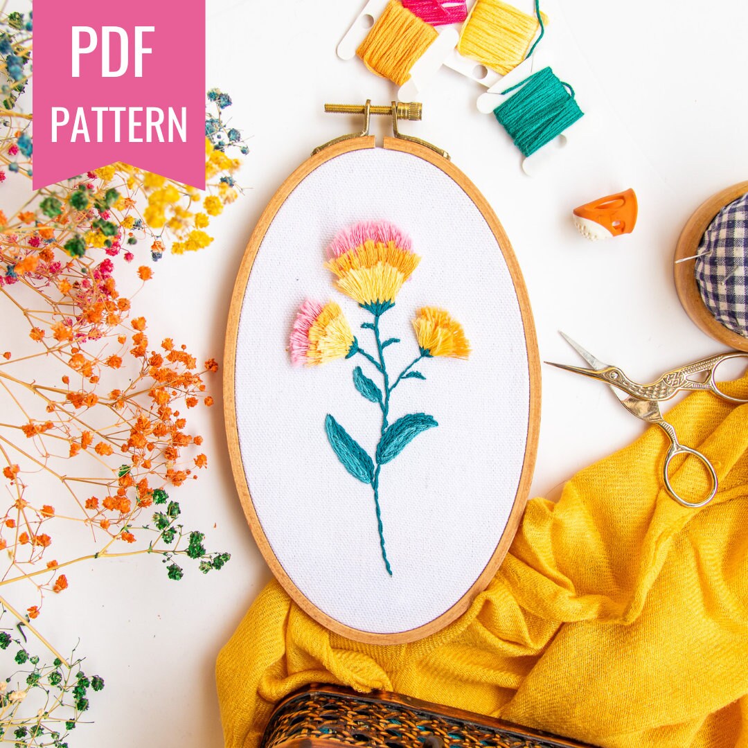 PDF Pattern + Video Tutorial " Special Calliandra ", Intermediate ...