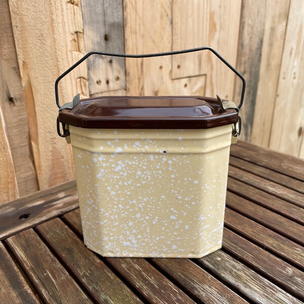 Enamel Lunch Box - Etsy