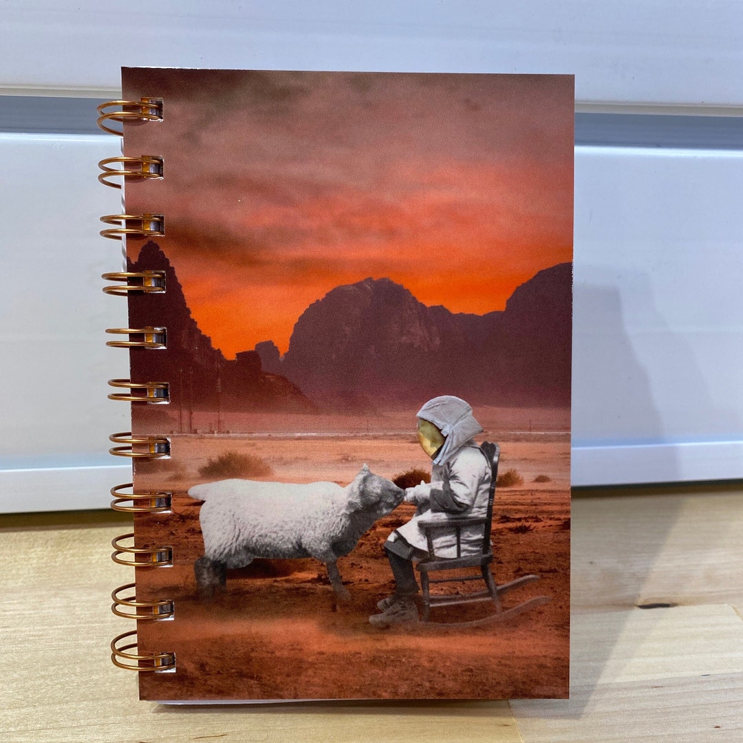Handmade Junk Notebook With Surreal Cover Mars - Etsy