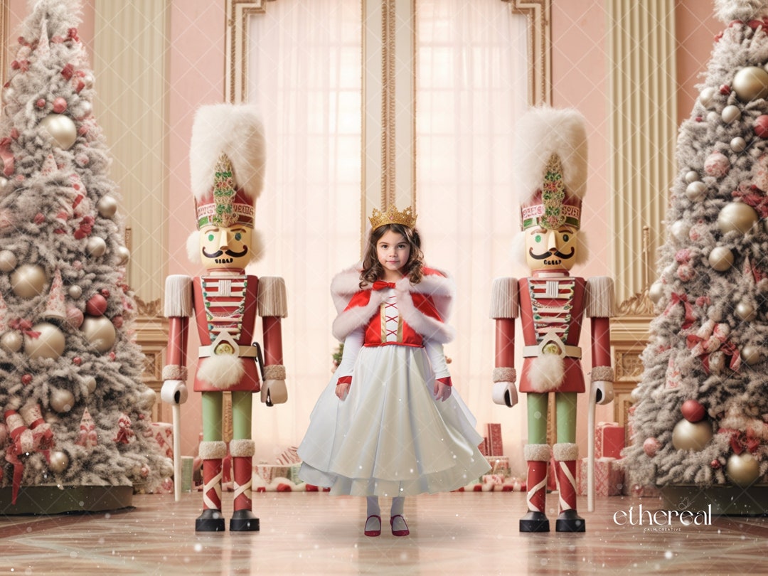 Christmas Nutcracker Digital Backdrop Photography Castle Digital ...