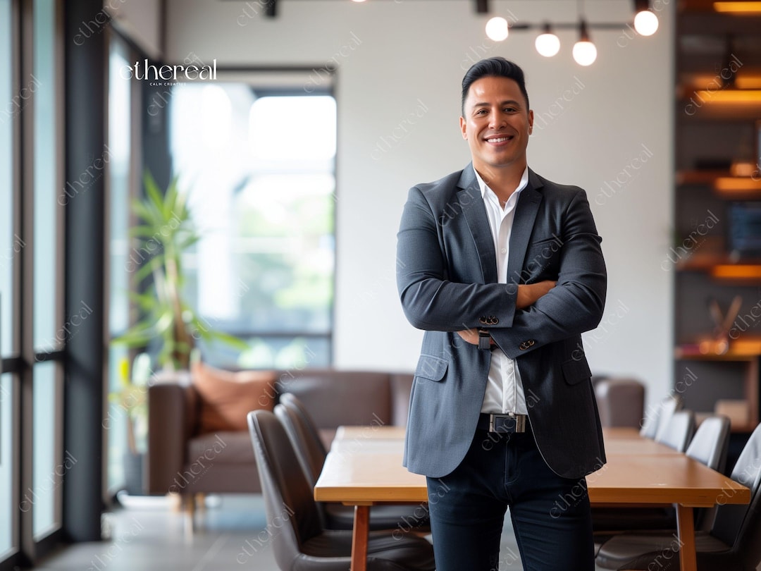 Sleek Professional Resume Digital Backdrop Real Estate Headshot Perfect ...