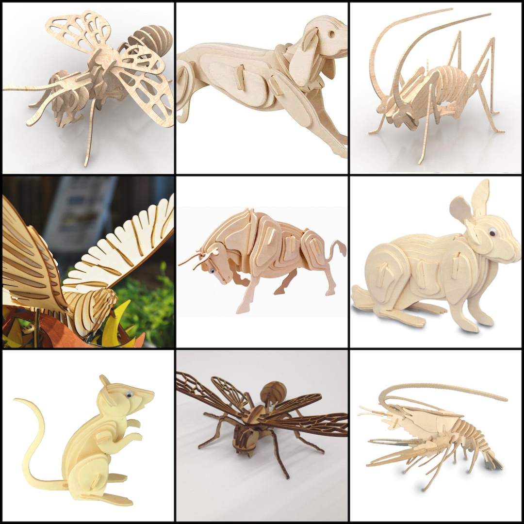 25 Laser Cutting Projects, Animals, Insects, Birds. - Etsy