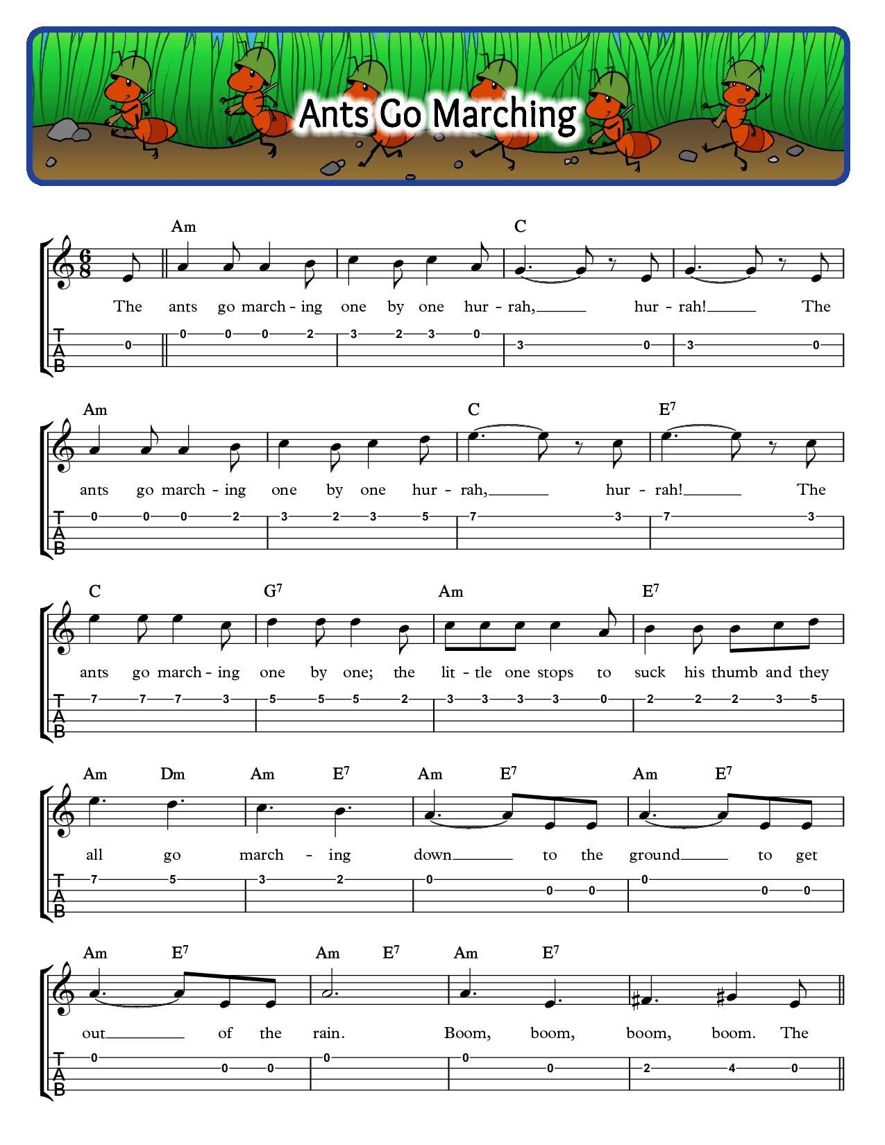 Children’s Ukulele Songbook PDF – 60 Easy Beginner Songs for Kids ...