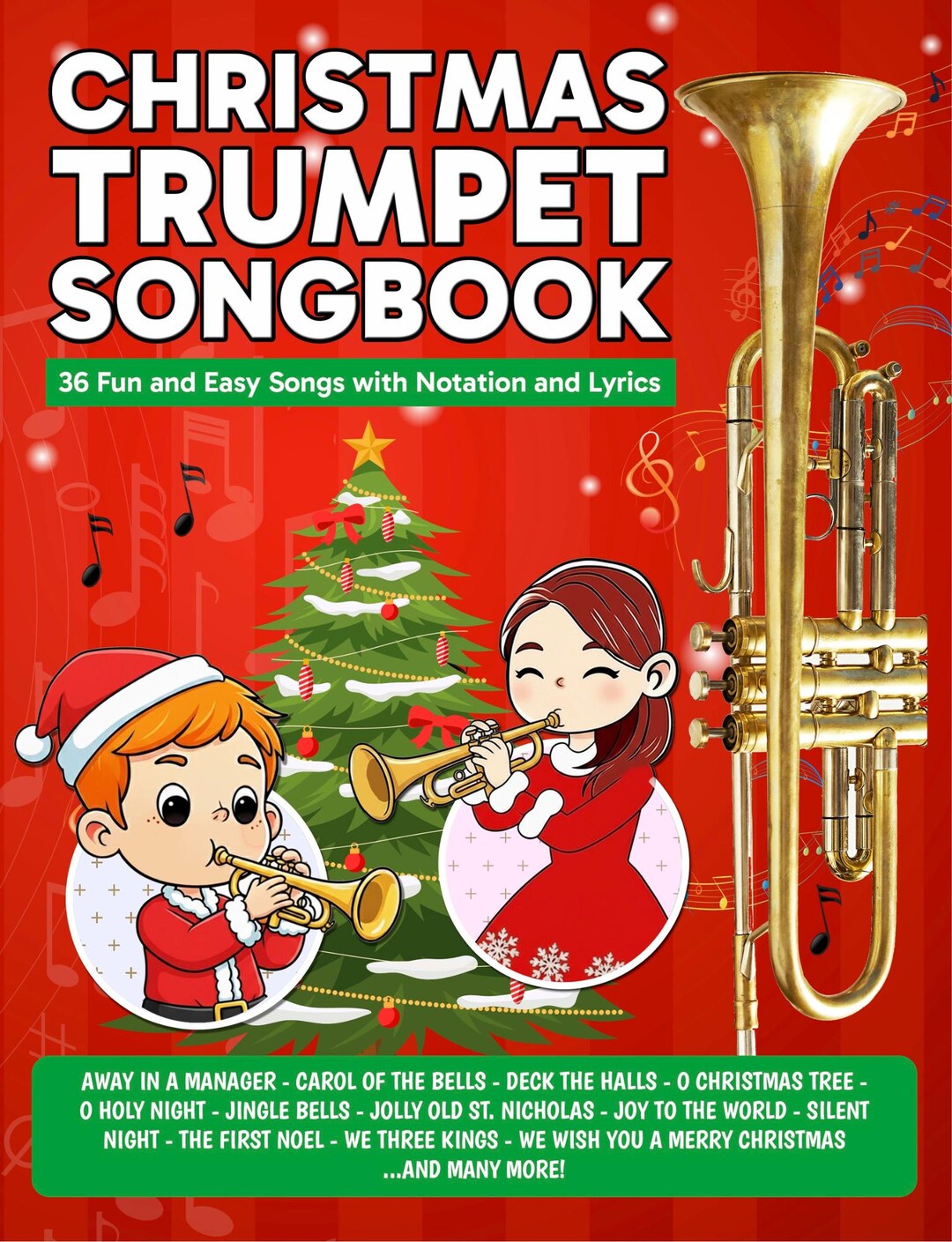 Christmas Trumpet Songbook PDF – 36 Easy Beginner Holiday Songs for ...