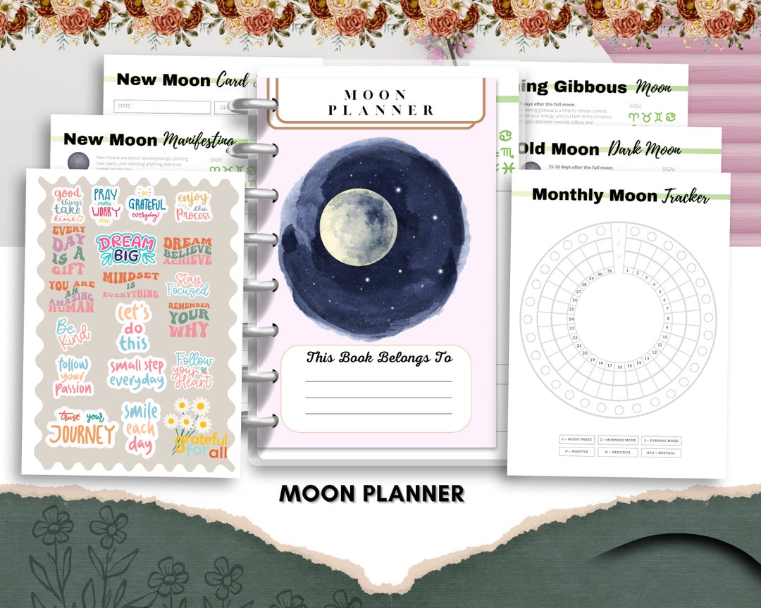 Full Moon Ritual Worksheet, Worksheet, Journal, Manifestation Planner ...