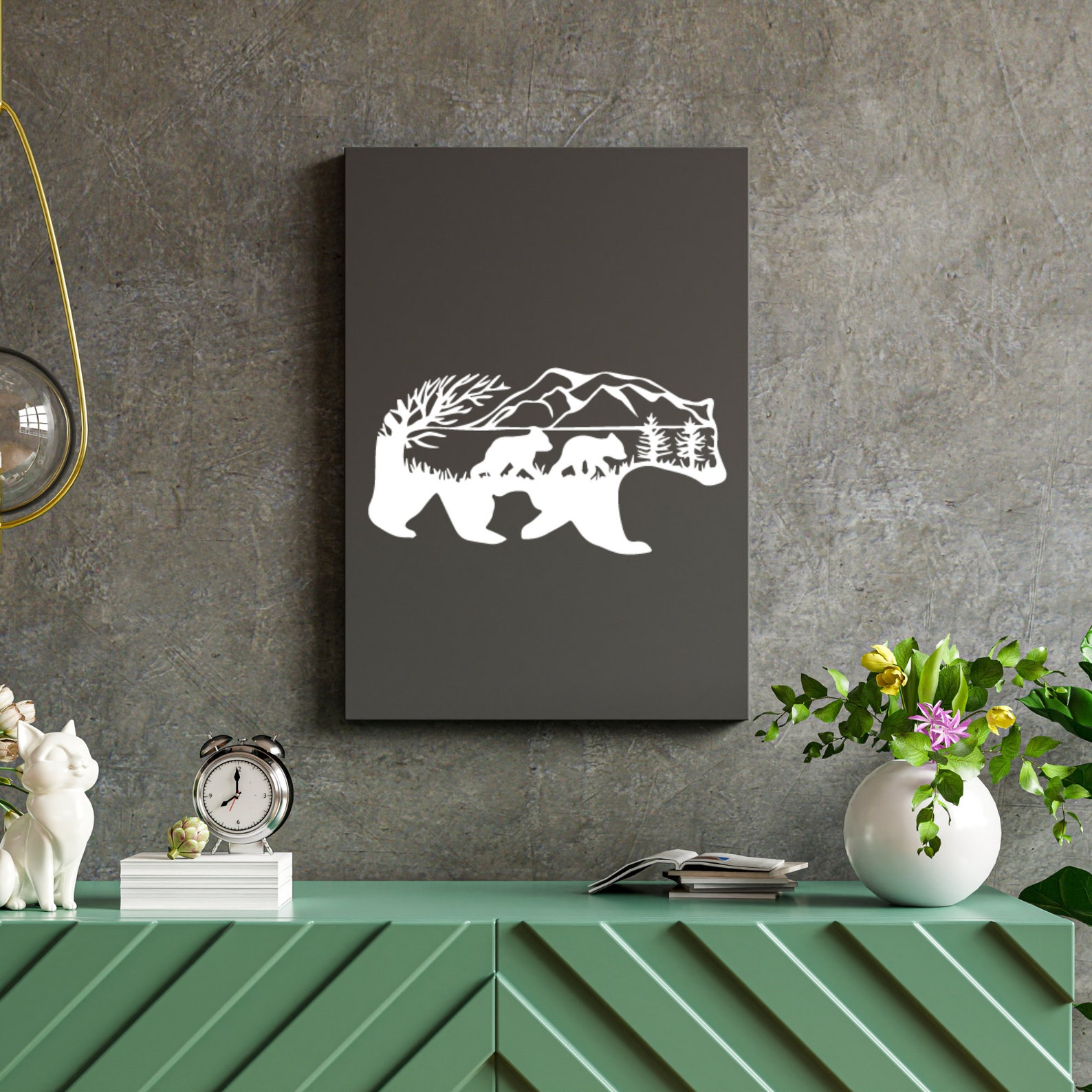 Landscape Svg, Landscape Png Bundle, Mountain Svg Scene, Forest Svg ...