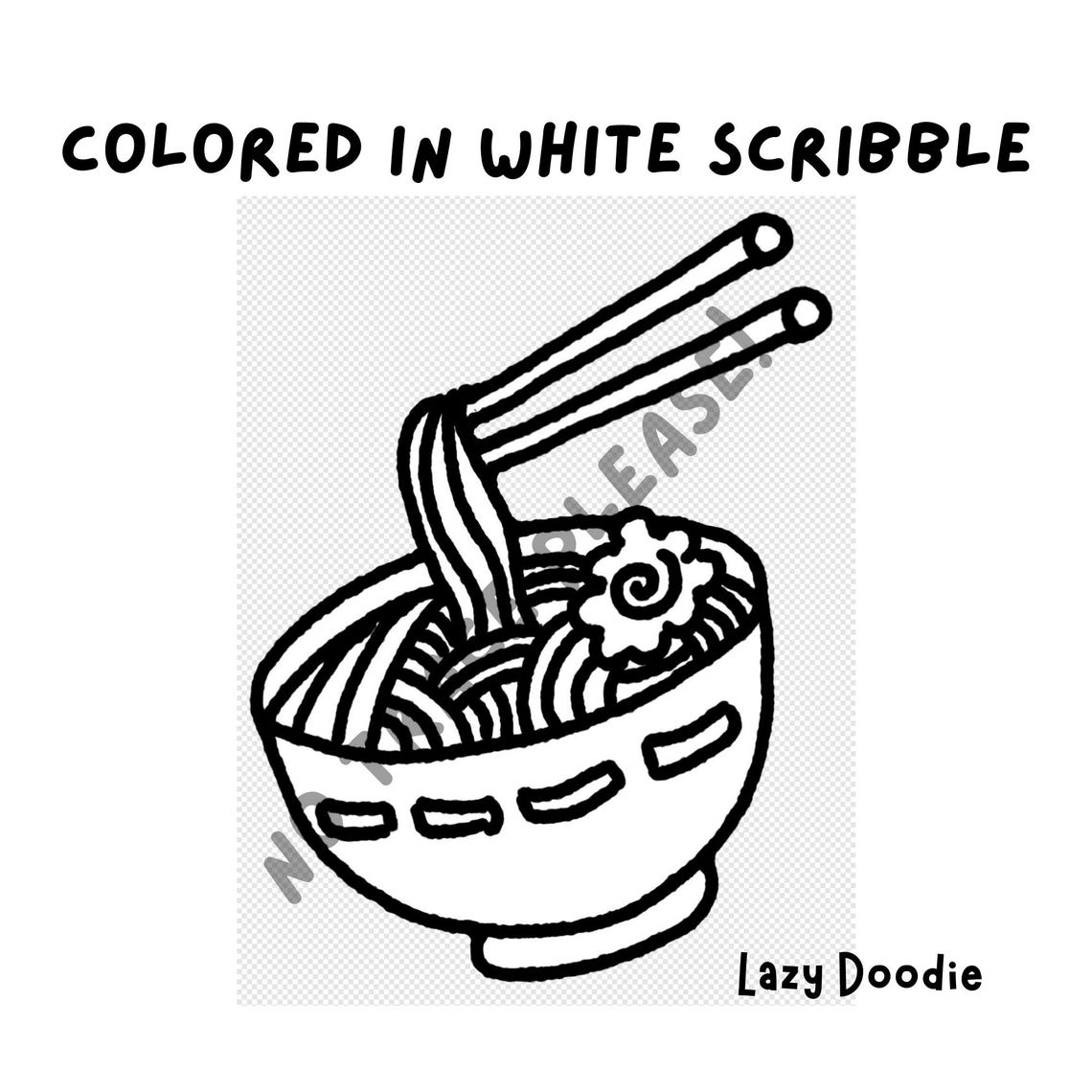 Japanese Culture Clipart Set – Black and White Doodles (PNG Instant ...