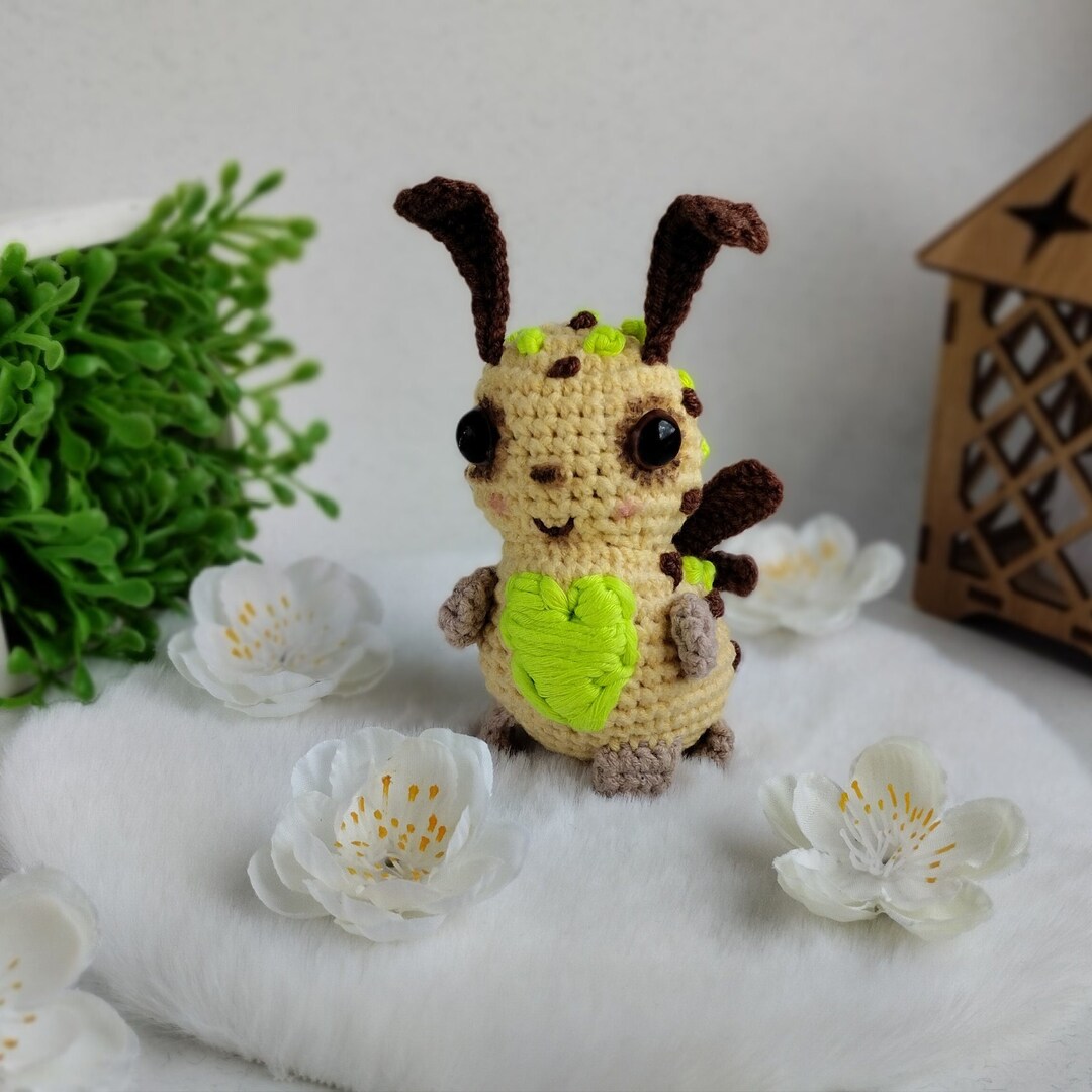 Crochet Mini Firefly Cute Bug Stuffed Animal for Kids Unique Gift Idea ...