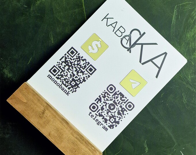4 Inch Tall QR Wifi Code With Acrylic Stand - Etsy Canada