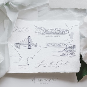 Custom Wedding Map Illustration, Hand Drawn Wedding Venue Map ...