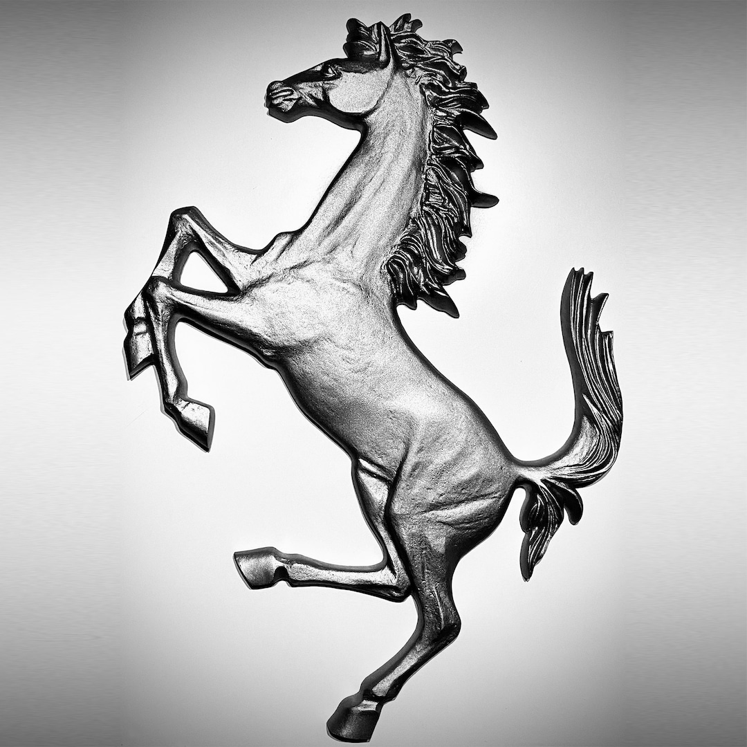 FERRARI Cavallino Rampante Prancing Horse Alloy 90 Cm 35 - Etsy