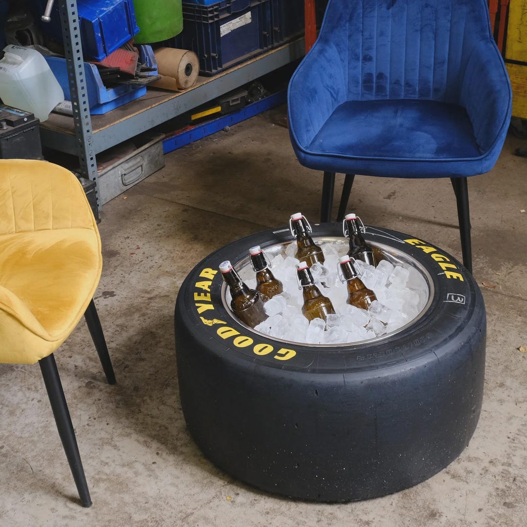 GOODYEAR EAGLE Tire Table Le Mans 2025 MEMORABILIA Garage F1 Fia ...