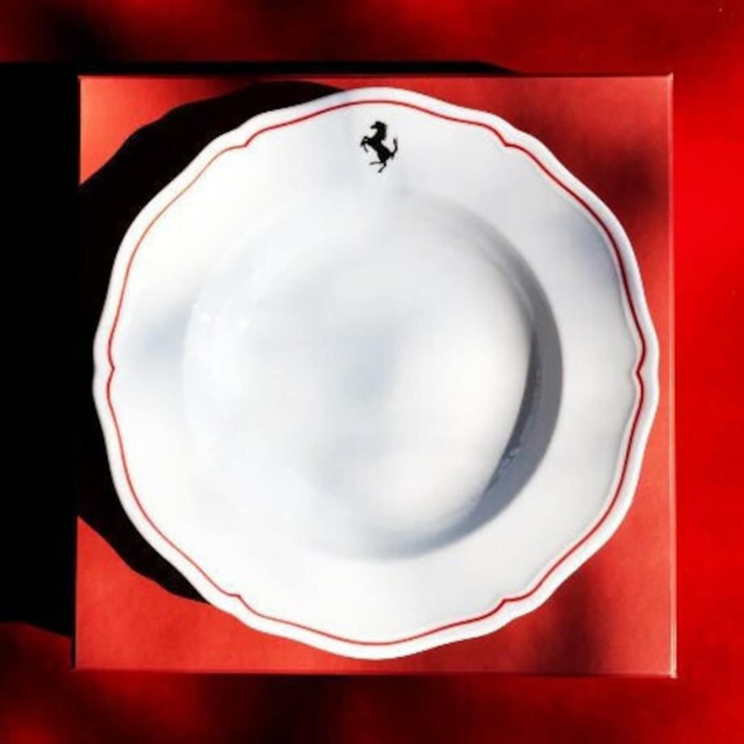 ORIGINAL FERRARI 2 Flat Plates 26 Cm Porcelain Richard GINORI Made in ...