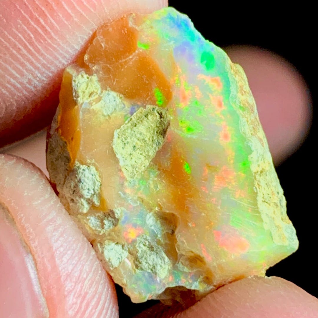 9.50 Ct, Natural Opal Rough, Ethiopian Opal Rough, Crystal Opal Rough ...