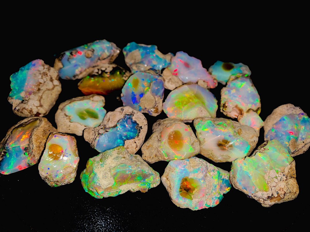 Ethiopian Opal Rough Lot, Natural Opal Rough Lot, Dry Opal Rough Lot ...