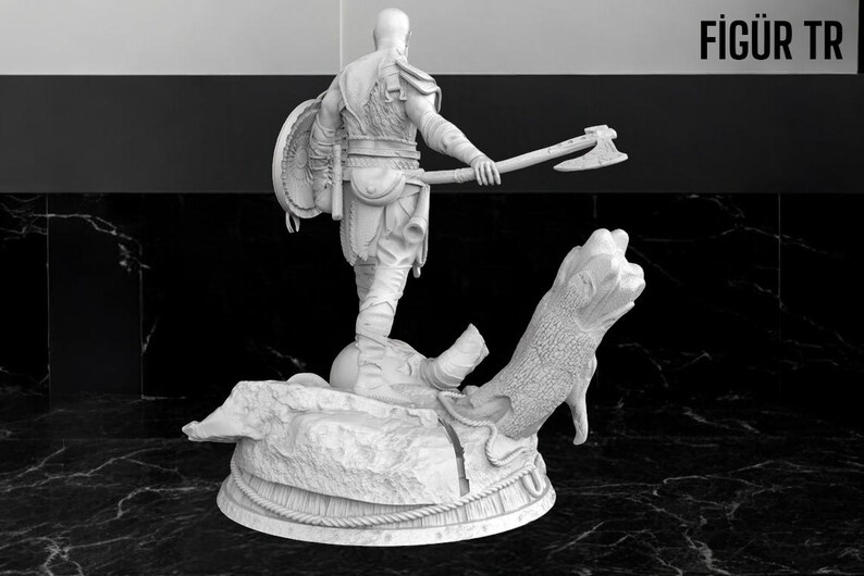 Kratos (god of War) - 3D Print Stl File - Figür TR - Etsy