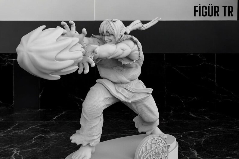 Ken ( Street Fighter ) - 3D Print Stl File - Figür TR - Etsy