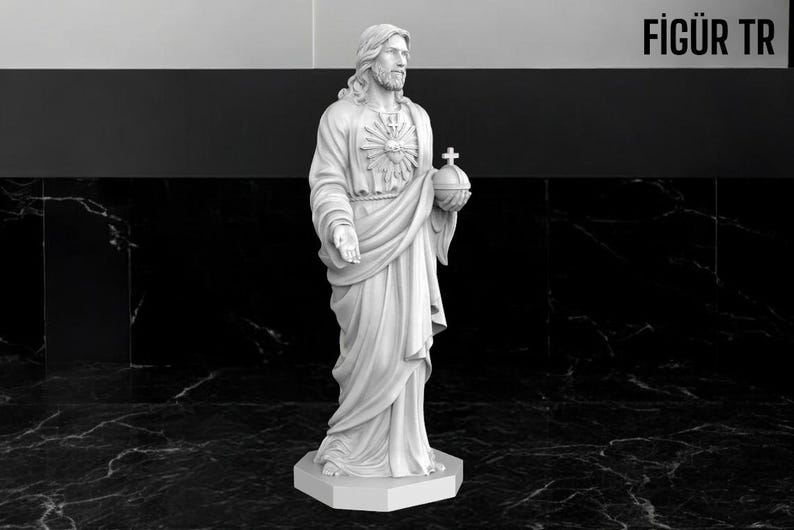 Jesus Christ - 3D Print Stl File - Figür TR - Etsy