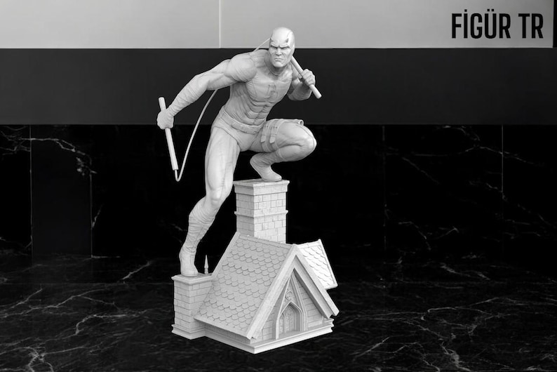 Daredevil (marvel) - 3D Print Stl File - Figür TR - Etsy