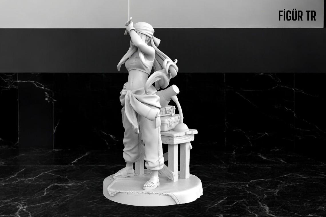 Winry Full Metal Alchemist - 3D Print Stl File - Figür TR - Etsy