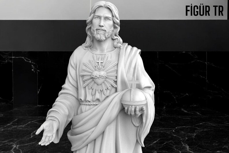 Jesus Christ - 3D Print Stl File - Figür TR - Etsy