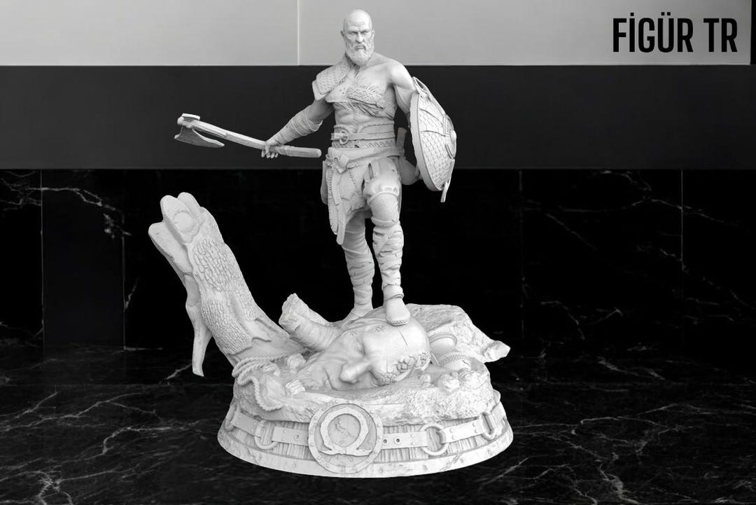 Kratos (god of War) - 3D Print Stl File - Figür TR - Etsy