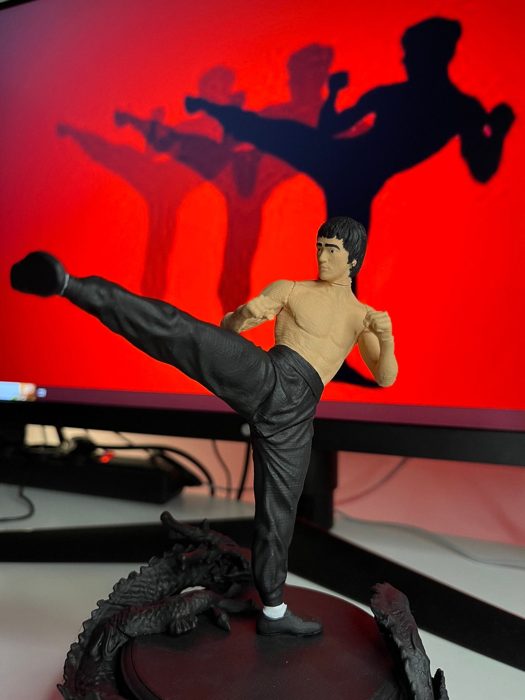 BRUCE LEE FİGURE - Etsy