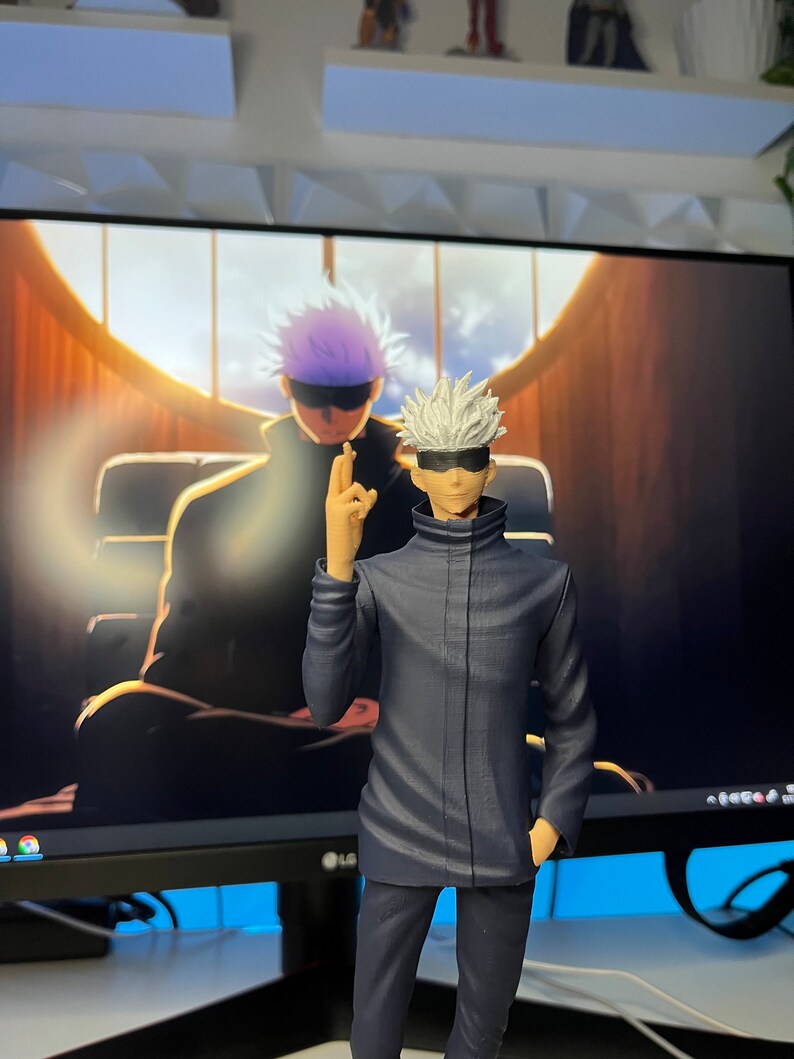 Satoru Gojo Figure Jujutsu Kaisen Figure Anime Figure - Etsy UK