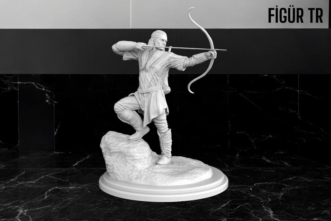 Legolas ( the Lord of Rings) - 3D Print Stl File - Figür TR - Etsy
