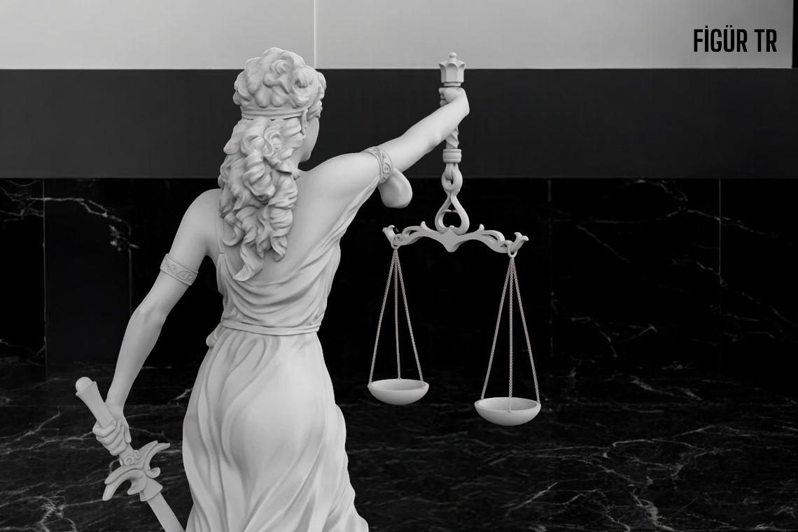 Themis İn Color (the Lady of Justice ) 3D Print Stl File - Figür TR - Etsy