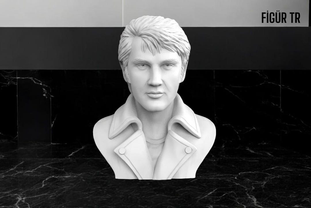 Elvis Presley 3D Print Stl File - Figür TR - Etsy
