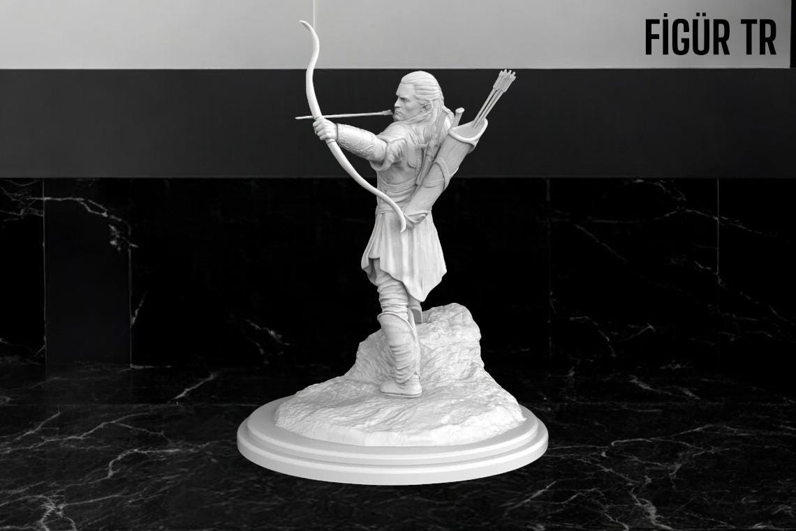 Legolas ( the Lord of Rings) - 3D Print Stl File - Figür TR - Etsy
