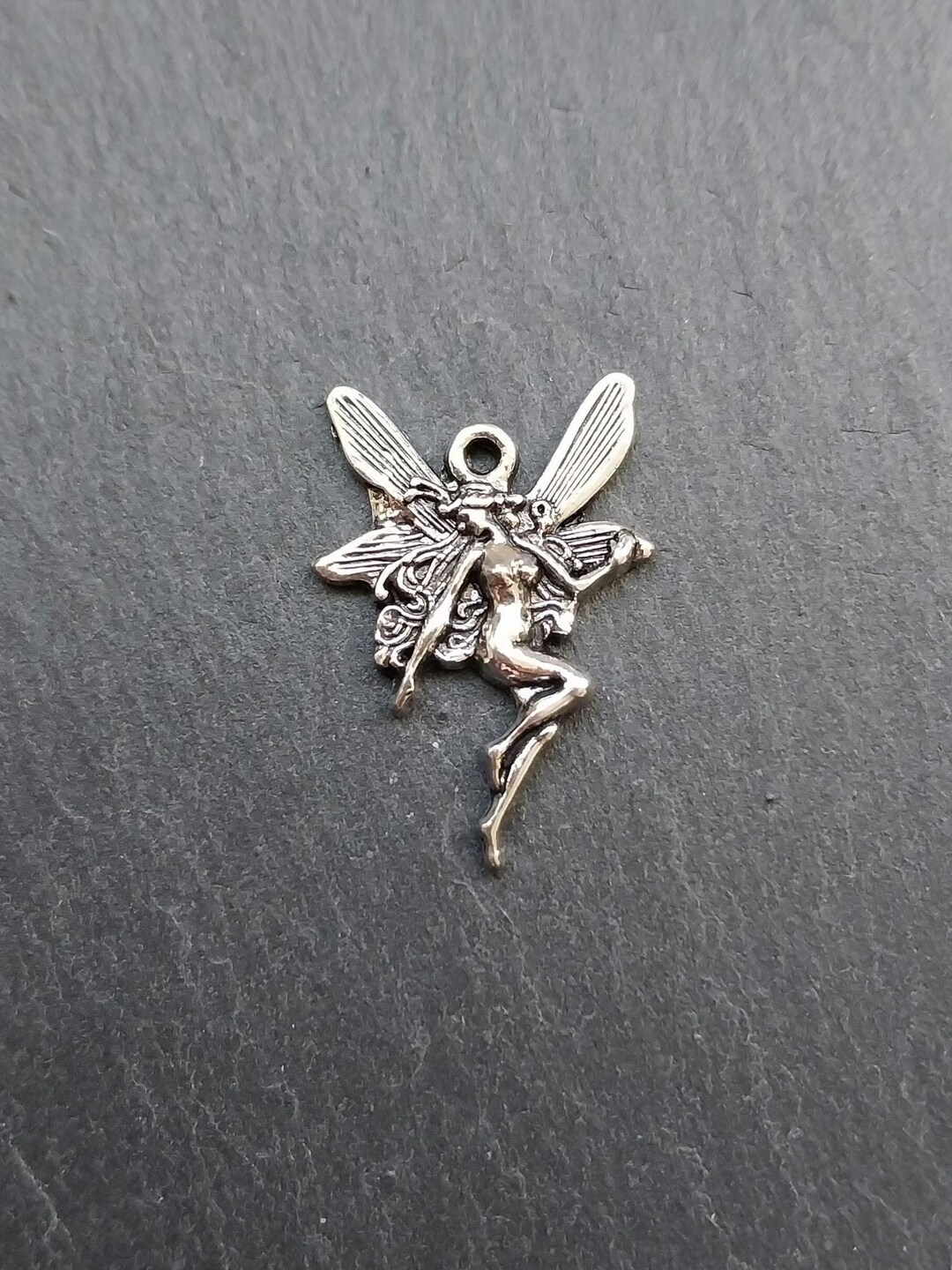 10 or 40 Fairy Charms, Antique Silver Colour Charms - Etsy