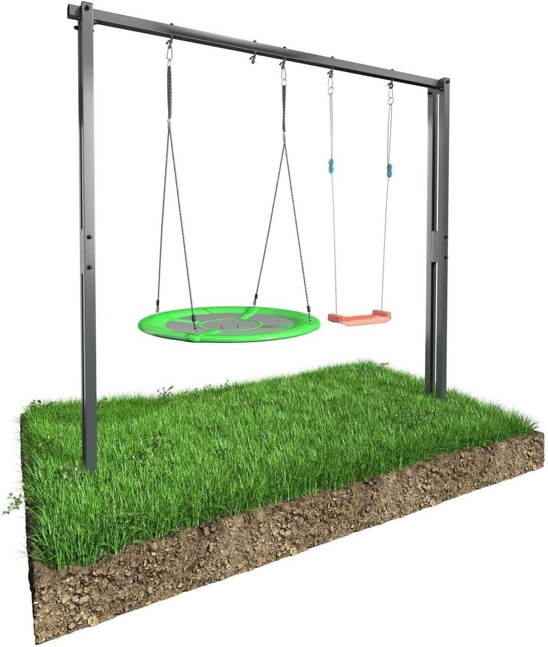 Swing Frame Double Swing Frame Nest Swing Frame Made of Steel Garden ...