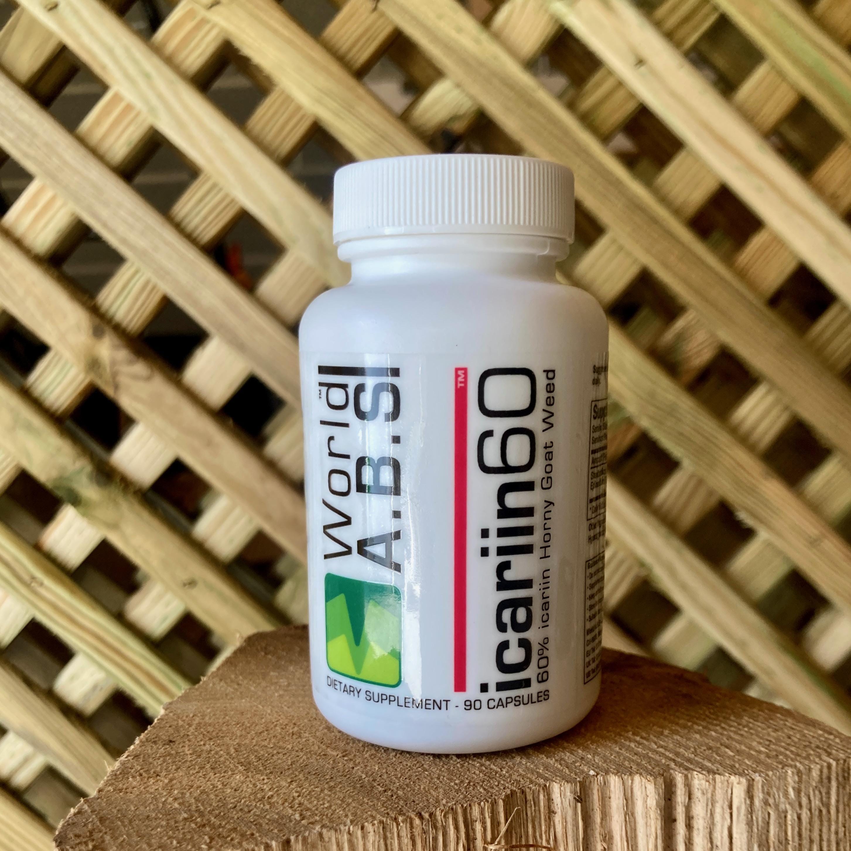 Icariin 60™ Horny Goat Weed (60% Icariin Extract) Capsules by World A.B ...