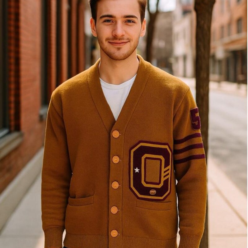 Letterman Sweater - Etsy