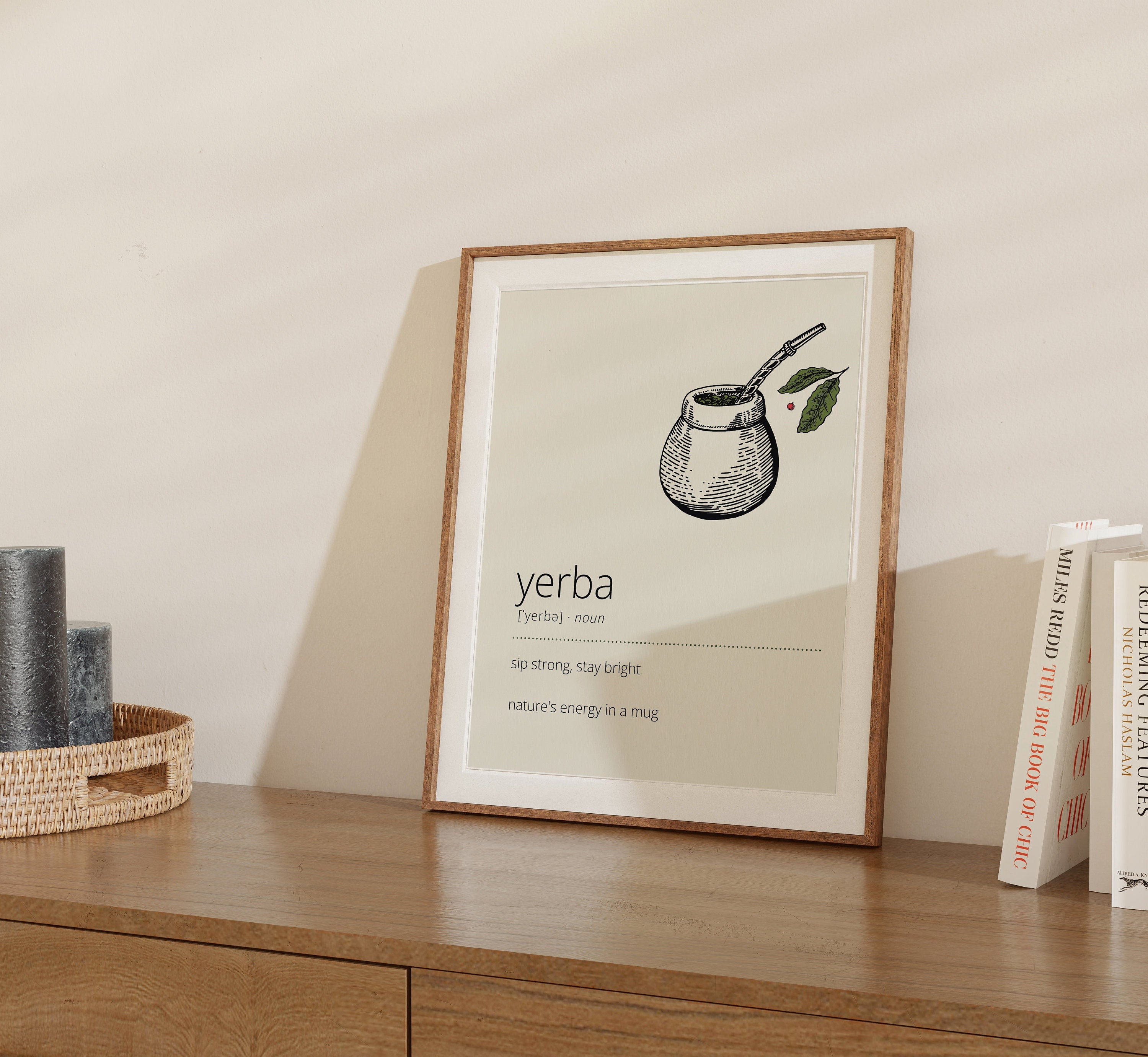 Yerba Mate Poster, Mate Lover, Yerba Mate Print, Argentina Poster ...