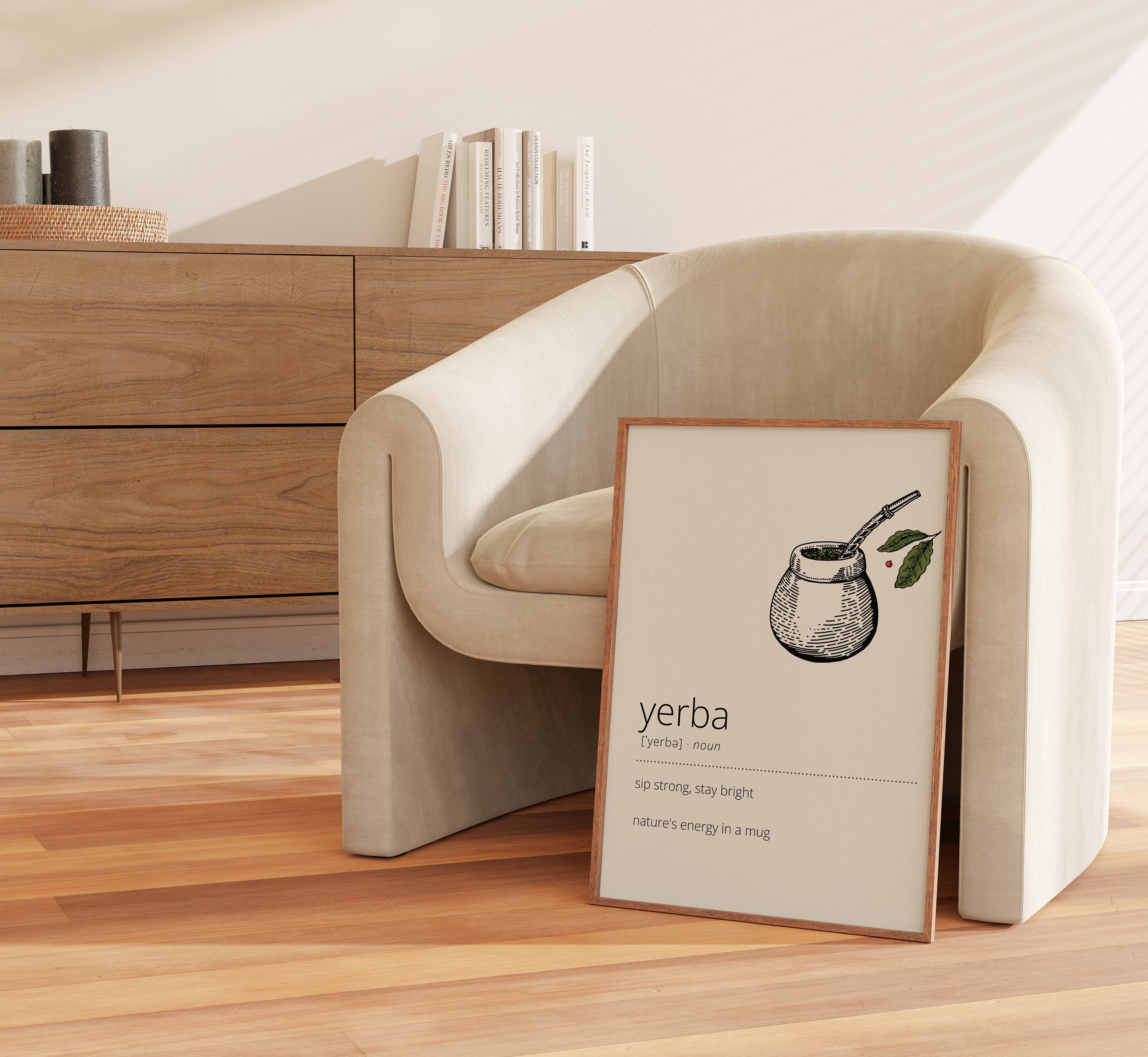 Yerba Mate Poster, Mate Lover, Yerba Mate Print, Argentina Poster ...