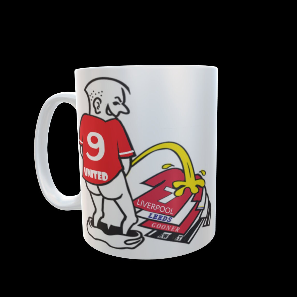 United Pee on Mix 1 Novelty Mug / Football Pee on Mug / Fan - Etsy