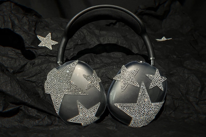 Handmade Luxury Diamond - Encrusted Stars Headphone Case,airpods Max ...