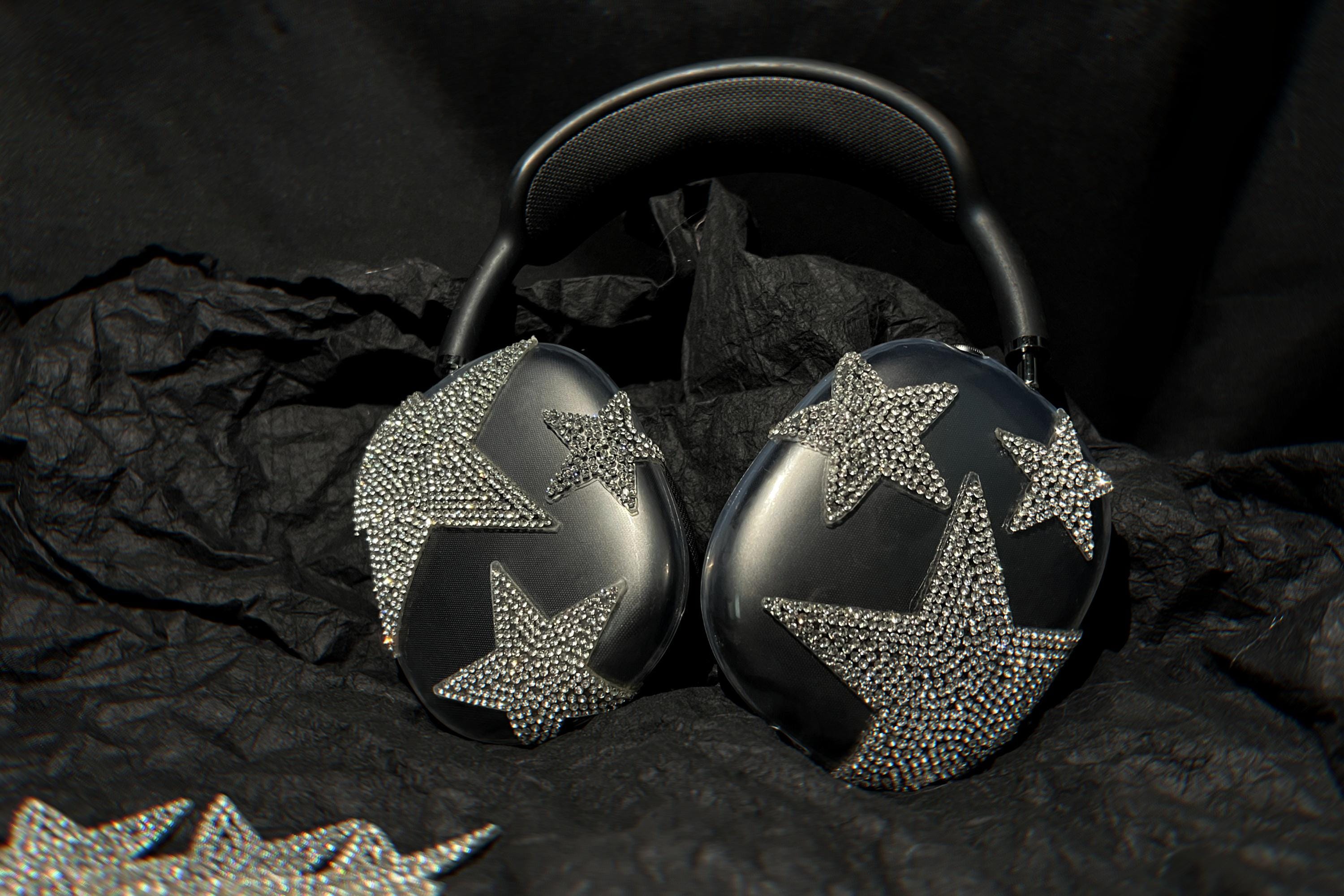 Handmade Luxury Diamond - Encrusted Stars Headphone Case,airpods Max ...