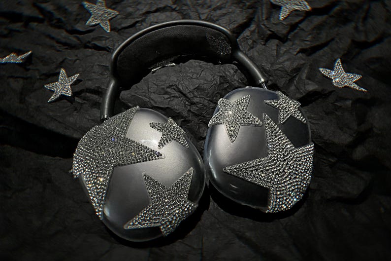 Handmade Luxury Diamond - Encrusted Stars Headphone Case,airpods Max ...